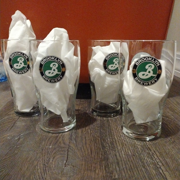 Brooklyn Brewery | Dining | Brooklyn Brewery Pint Glasses Set Of 4 Beer ...